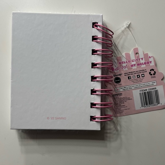 Sanrio | Office | Hello Kitty Mini Notebook Fuzzy Mini Notebook Hello ...